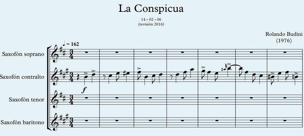 La conspicua - Rolando Budini